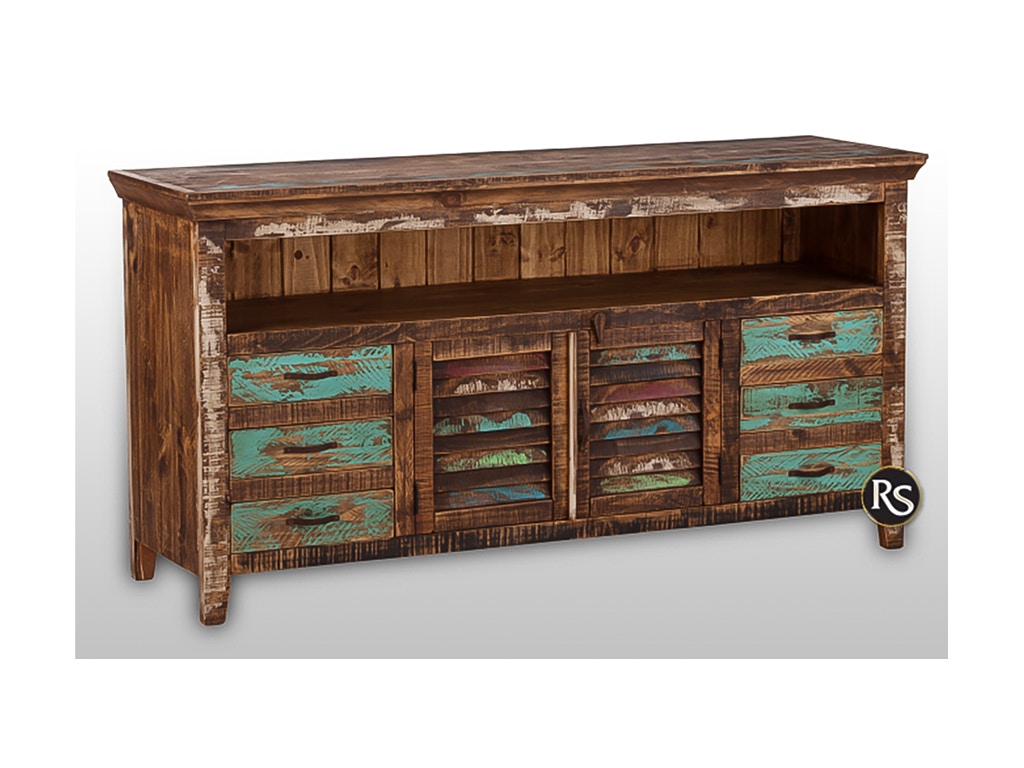 Rusticos Sierra Living Room 70 TV Console LC TVS 70 Furniture Market Austin TX